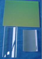 China Curved Coated Quartz Glass Tile Shape Window for Printing Press Machinery 1100°C for sale