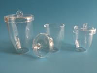 China High Purity Transparent Quartz Glass Crucible with Lid 10ml 20ml 30ml 50ml 100ml 120ml Fused Silica for sale