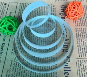 China Borosilicate Sight Glass 10mm Thick 400°C Heat Resistant Circular Glass for Industrial Use for sale