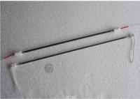 China Carbon Fiber Infrared Heating Element 1100C Transparent Quartz Tube with Tungsten Molybdenum Electrodes for sale