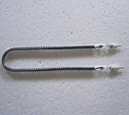 China Carbon Fiber Quartz Heating Lamp 1500C Gold Coated Infrared Heating Element for Industrial Drying for sale