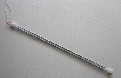 China Carbon Fiber Infrared Quartz Glass Heating Lamp Tube 1100°C for Screen Printing Tunnel for sale