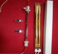China Gold Plated Carbon Fiber Heating Element 8000 Hours Infrared Heating Lamp 1100°C for sale