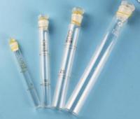 China Quartz Colorimetric Analysis Tube 5ml to 100ml UV Transparent with Glass Plug for sale