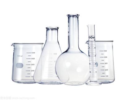 China Quartz Glass Conical Flask 250ml with Grinding Mouth Graduated Erlenmeyer Flask High Temperature Resistant for sale