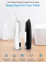 China IPX7 Cordless Dental Water Flosser Portable Oral Irrigator 1400mAh 30-110PSI for sale
