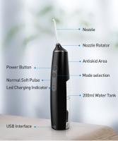 China IPX7 Cordless Dental Water Flosser Portable Oral Irrigator 1400mAh 30-110PSI for sale