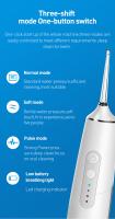 China IPX7 Cordless Dental Water Flosser Portable Oral Irrigator 1400mAh 30-110PSI for sale