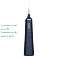 China HANASCO H300 240ml 300ml Rechargeable Portable Water Flosser Cordless Dental Oral Irrigator 2000mAh for sale