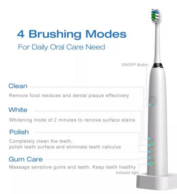 China 51000vpm Travel Electric Toothbrush With 2 Minute Timer 30s Reminder for sale