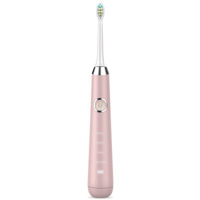 China Waterproof IPX7 Low Noise Sonic Electric Toothbrush with Four Smart Working Patterns for sale