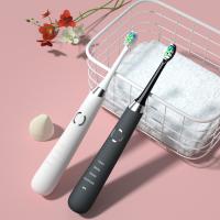 China Waterproof IPX7 Low Noise Sonic Electric Toothbrush with Four Smart Working Patterns for sale