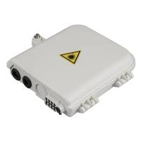 China 8 Cores SM MM FTTH Fiber Optic Termination Box Wall Pole Mounted Enclosure for sale