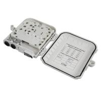 China 8 Cores SM MM FTTH Fiber Optic Termination Box Wall Pole Mounted Enclosure for sale