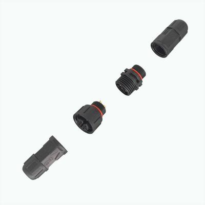 China IP68 Waterproof M12 Circular Connector 15A 4 Pin Panel Mount for Industrial Outdoor Use for sale