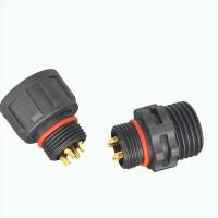 China IP68 Waterproof M12 Circular Connector 15A 4 Pin Panel Mount for Industrial Outdoor Use for sale