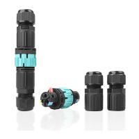 China IP68 Waterproof Screwless Outdoor Underwater Lighting Cable Joint Wire Connector 2-Way for sale