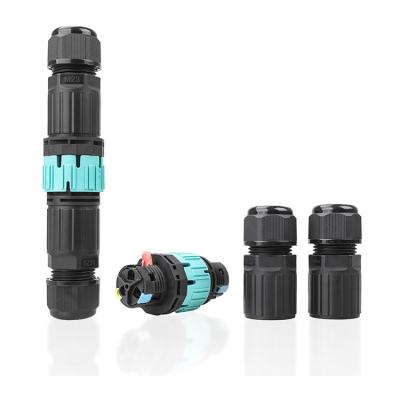 China IP68 Waterproof Screwless Outdoor Underwater Lighting Cable Joint Wire Connector 2-Way for sale