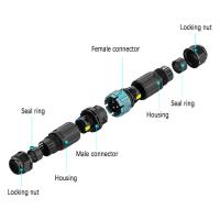China IP68 Waterproof Screwless Outdoor Underwater Lighting Cable Joint Wire Connector 2-Way for sale