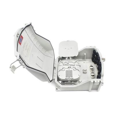 China 16F Grey ABS Fiber Distribution Box with Splitter for Fiber Optic Networks for sale