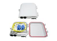 China Outdoor 8 Ports Fiber Optic Distribution Box IP65 Wall Mount FTTH 1:8 Splitter for sale