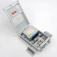 China 16 Core Outdoor Wall Mount Fiber Optic Enclosure IP65 Waterproof CTO Inline Drop Cable Access Terminal for sale