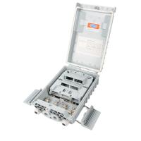 China 16 Core Outdoor Wall Mount Fiber Optic Enclosure IP65 Waterproof CTO Inline Drop Cable Access Terminal for sale