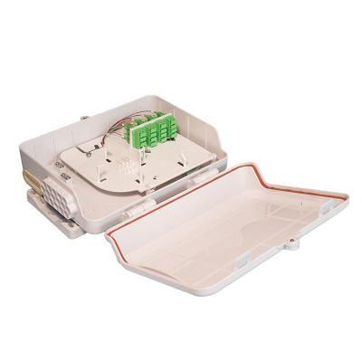 China 16 Core 8 Splitter Wall Mount Fiber Distribution Box IP65 FTTH FTTB FTTX for sale