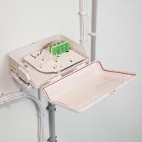 China 16 Core 8 Splitter Wall Mount Fiber Distribution Box IP65 FTTH FTTB FTTX for sale