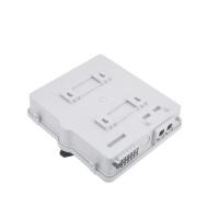 China 24 Ports IP65 ABS Plastic FTTH Fiber Optic Distribution Box Wall Mounted for FTTH Networks for sale