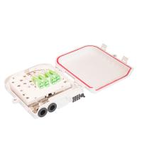 China IP65 Waterproof Dustproof Fiber Optic Distribution Box 24 Fibers Tool-Free Snap-Fit Design for sale