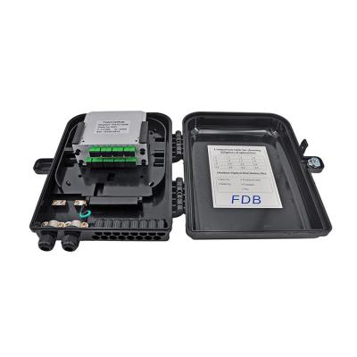 China Customized 16 Ports Wall Mount Fiber Distribution Box IP54 Protection FTTH Network for sale