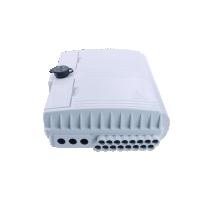 China IP65 Fiber Optic Splice Closure Box 24 Fibers Wall Mount FTTH Distribution NAP 3 Input 16 Ports for sale