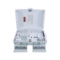 China IP65 Fiber Optic Splice Closure Box 24 Fibers Wall Mount FTTH Distribution NAP 3 Input 16 Ports for sale