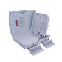 China IP65 Fiber Optic Splice Closure Box 24 Fibers Wall Mount FTTH Distribution NAP 3 Input 16 Ports for sale