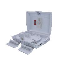 China IP65 Fiber Optic Splice Closure Box 24 Fibers Wall Mount FTTH Distribution NAP 3 Input 16 Ports for sale