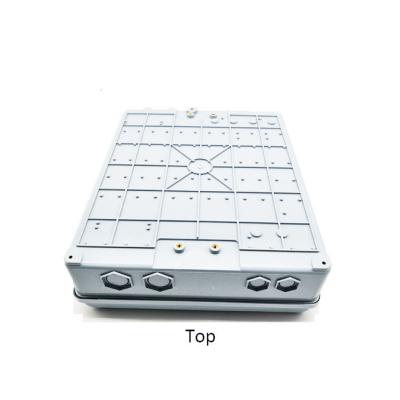 China Outdoor IP65 Fiber Optic Distribution Box 48 Core Wall or Pole Mount FTTH for sale