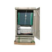 China Outdoor Fiber Optic Distribution Cabinet 96 Fibers IP65 SMC Corrosion Resistant for sale