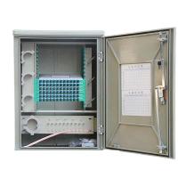 China 144 Core Outdoor Fiber Optic Distribution Cabinet FTTH Waterproof IP65 SMC Material for sale
