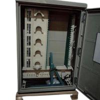 China SMC 288 Core Fiber Cross Connect Cabinet FTTH FDT Box IP65 Outdoor Wall or Pole Mount for sale