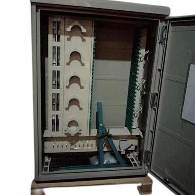 China SMC 288 Core Fiber Cross Connect Cabinet FTTH FDT Box IP65 Outdoor Wall or Pole Mount for sale