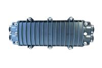 China MDP-12-96A IP68 Horizontal Fiber Optic Splice Closure 96 Fiber Capacity 12 Port Inline Type for sale