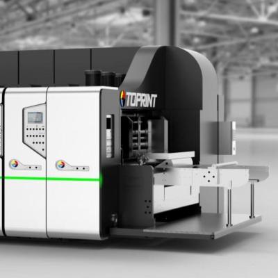 China Custom Color 300 Sheet/Min Flexo Printer Slotter Machine 850x1950mm Cutting Area with Advanced Feed System for sale