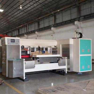 China 380V Three Color Automatic Flexo Printing Machine 900x2000mm for Corrugated Box Production with 300 Sheets/Min Speed for sale
