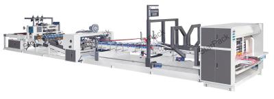 China 8000 kgs Automatic Folder Gluer Machine 380V 50HZ with 250 sheets/min Speed for Carton Box Production for sale