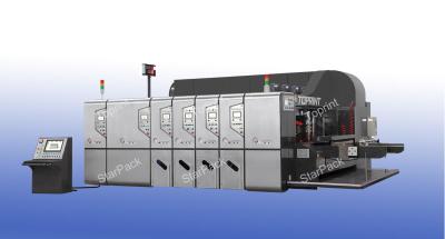 China Automatic Flexo Printing Slotting Machine 350 Sheets/Min 1190x2400mm Corrugated Box Production for sale
