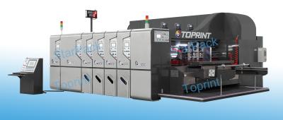 China RDC Flexo Printer Slotter Six Shafts Carton Making Machine with ±0.5mm Printing Accuracy for sale