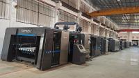China Min Flexo Folder Gluer 380V 900x2000mm Carton Box Making Machine with 300 Sheets/Min Speed for sale