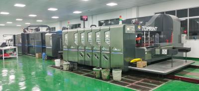 China 1200x2400mm Fully Automatic Flexo Printer Folder Gluer - 300 Sheets/Min High Speed Carton Box Making Machine for sale