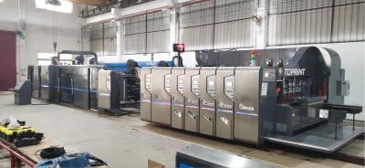 China Carton Folder Gluer Machine 1200x2400mm For Corrugated Box Making With 250 Sheets/Min Speed for sale